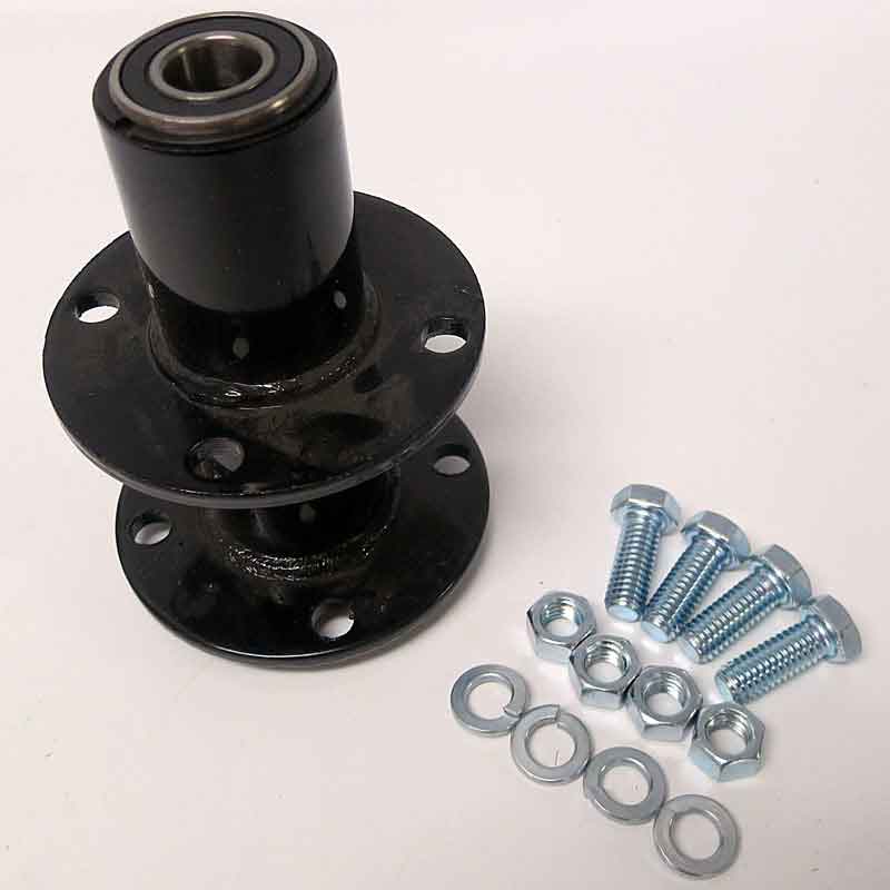 6" Rear Demountable Wheel Assembly